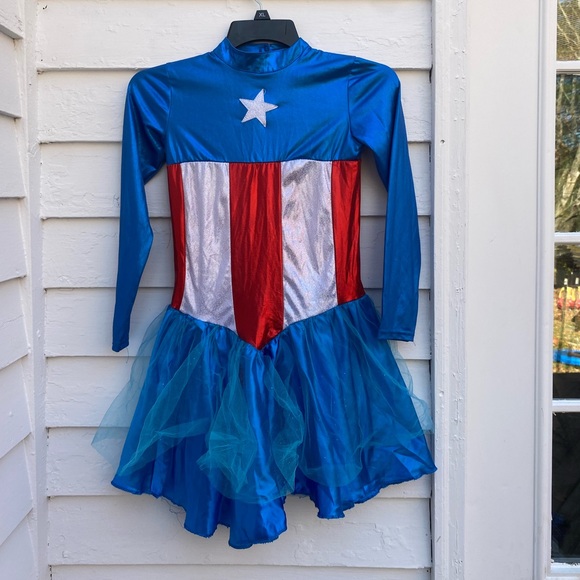 Marvel | Costumes | Rubie Marvel Blue And Red Captain America Superhero ...